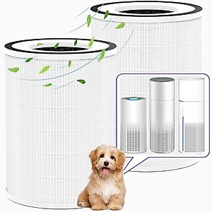 True HEPA KILO Filter Replacement for Afloia KILO, KILOPLUS, KILOPRO, MIRO,MIRO PRO and MORENTO MR-Kilo, Kalo Air Purifier, 360° 3-Stage Filtration,H13 True HEPA Filter, 2 Pack