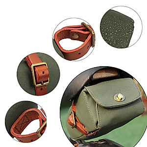 TOURBON Bike Bicycle Cycling Saddle Bag Tail Rear Pouch Strap-On Seat Storage