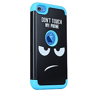 iPod Touch 7 Case, iPod Touch 6th Generation Case,SAVYOU 3 in 1 Combo Hybrid Impact Resistant Shockproof Case Cover Protective for iPod Touch 5/ 6th / 7th Generation