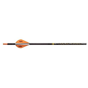 Victory Archery VAP TKO Elite Low Torque 300 Spine Fletched - 6 Pack, Black