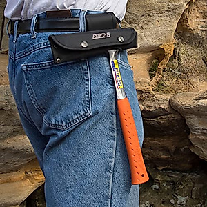 ESTWING Rock Pick - 22 Oz Geology Hammer with Pointed Tip & Shock Reduction Grip - EO-22P
