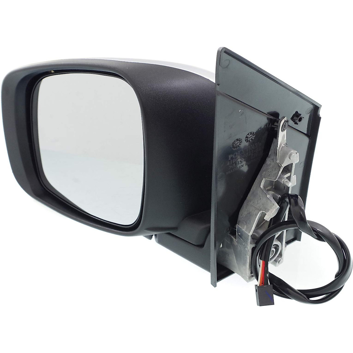 Kool Vue Driver Side Power Heated Mirror for Chrysler Town & Country Dodge Grand Caravan 2008-2010 With Signal Light; Without Memory Chrome