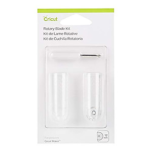 Cricut Rotary Blade Replacement Kit, Includes a Hard Cutting Blade with Protective Cap, Washer, Nut & Screwdriver, Cuts Delicate Papers & Unbacked Fabric, Compatible with Cricut Maker Cutting Machine
