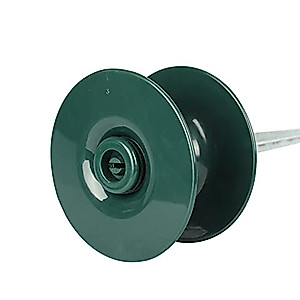 MCDSAJ 8 Pcs Garden Hose Guide Stake,Lawn Hose Support Long Metal Spike,Rust Sturdy Metal Stake for Garden Lawn Yard Antique Metal Hose Guard Stakes (210429XA01-8-10001-1454379121)