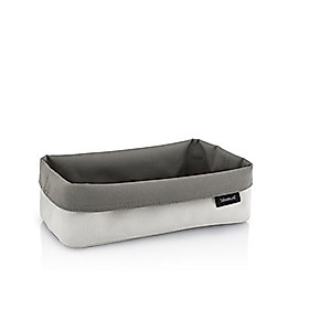 Blomus 68898 Reversible Storage Basket- Sand/Taupe