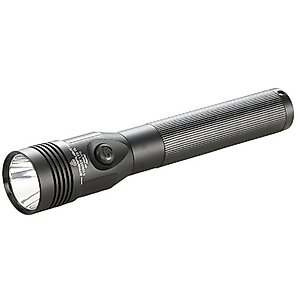 Streamlight 75434 Stinger LED High Lumen Rechargeable Flashlight with 120-Volt AC/12-Volt DC Piggyback Charger - 800 Lumens, Black