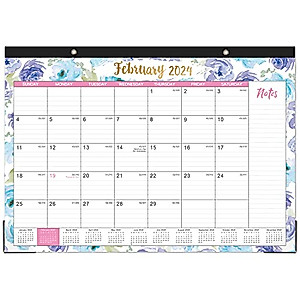 2023-2024 Desk Calendar - Jul 2023 - Dec 2024, 18 Months Large Monthly Desk Calendar, 17" x 12", Desk Pad, Large Ruled Blocks, To-do List & Notes, Best Desk/Wall Calendar for Planning and Organizing