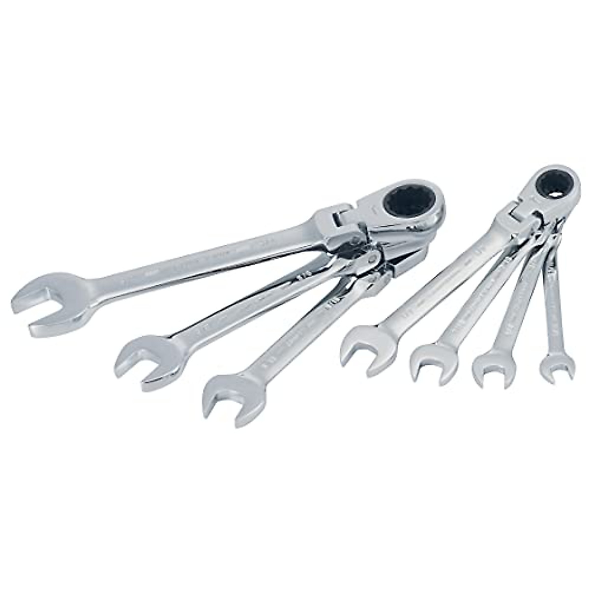 Craftsman CMMT87010 7-Piece SAE Flex Reversible Ratchet Set