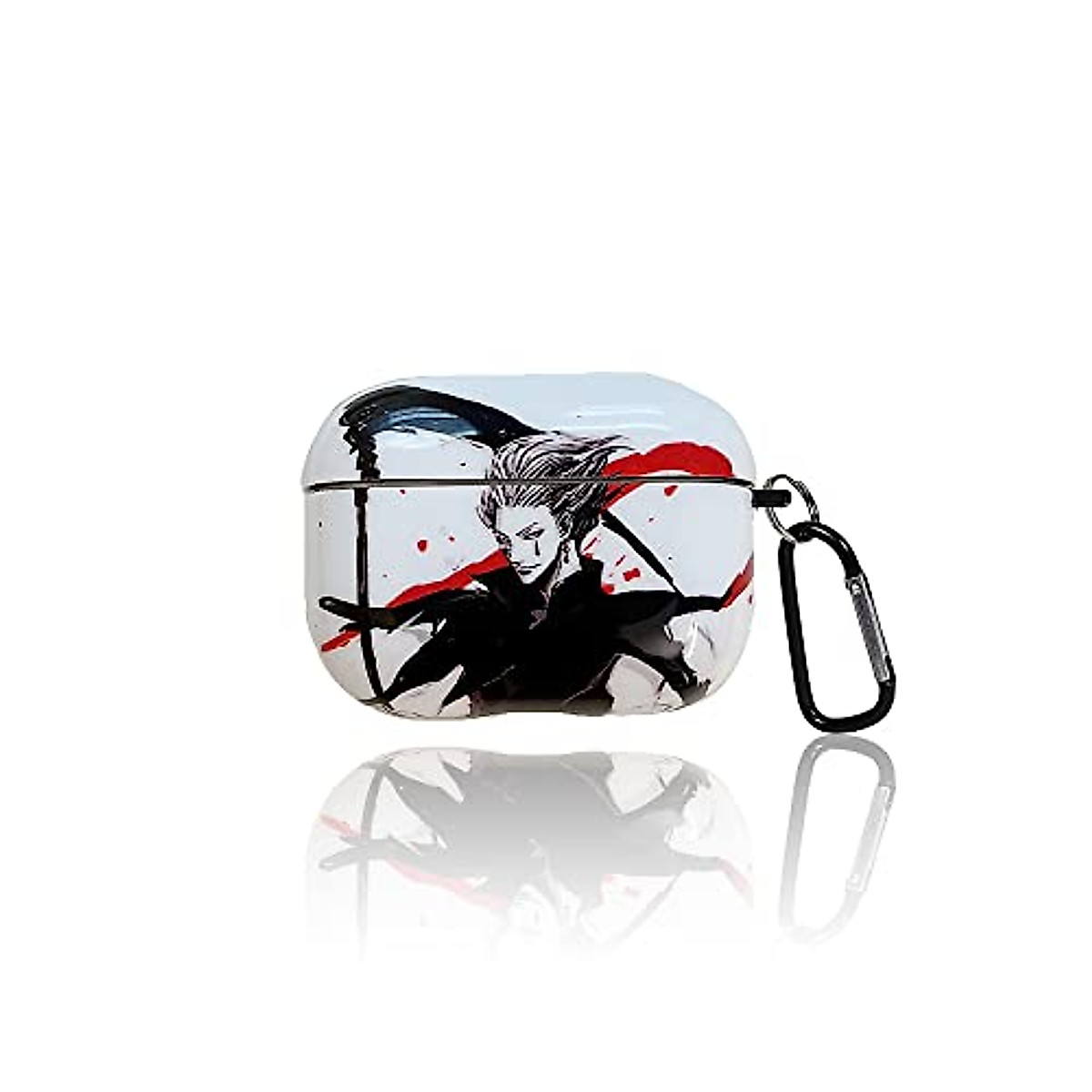 Rong chen Airpod Pro Case, TPU Material Airpod Accessories Protective Case Cover Portable & Shockproof,Funny Anime Skins (Hska/pro)