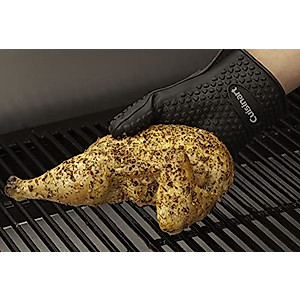 Cuisinart CGM-520 Heat Resistant Silicone Gloves, Black (2-Pack)