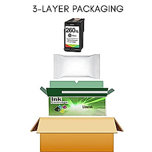 Limeink Remanufactured Ink Cartridge Replacement for Canon 260 Black Ink Cartridge 260XL for Canon TS6420 Ink Cartridge for Canon TS6400 Ink Cartridge PG-260 Pixma TS5320 TS5300