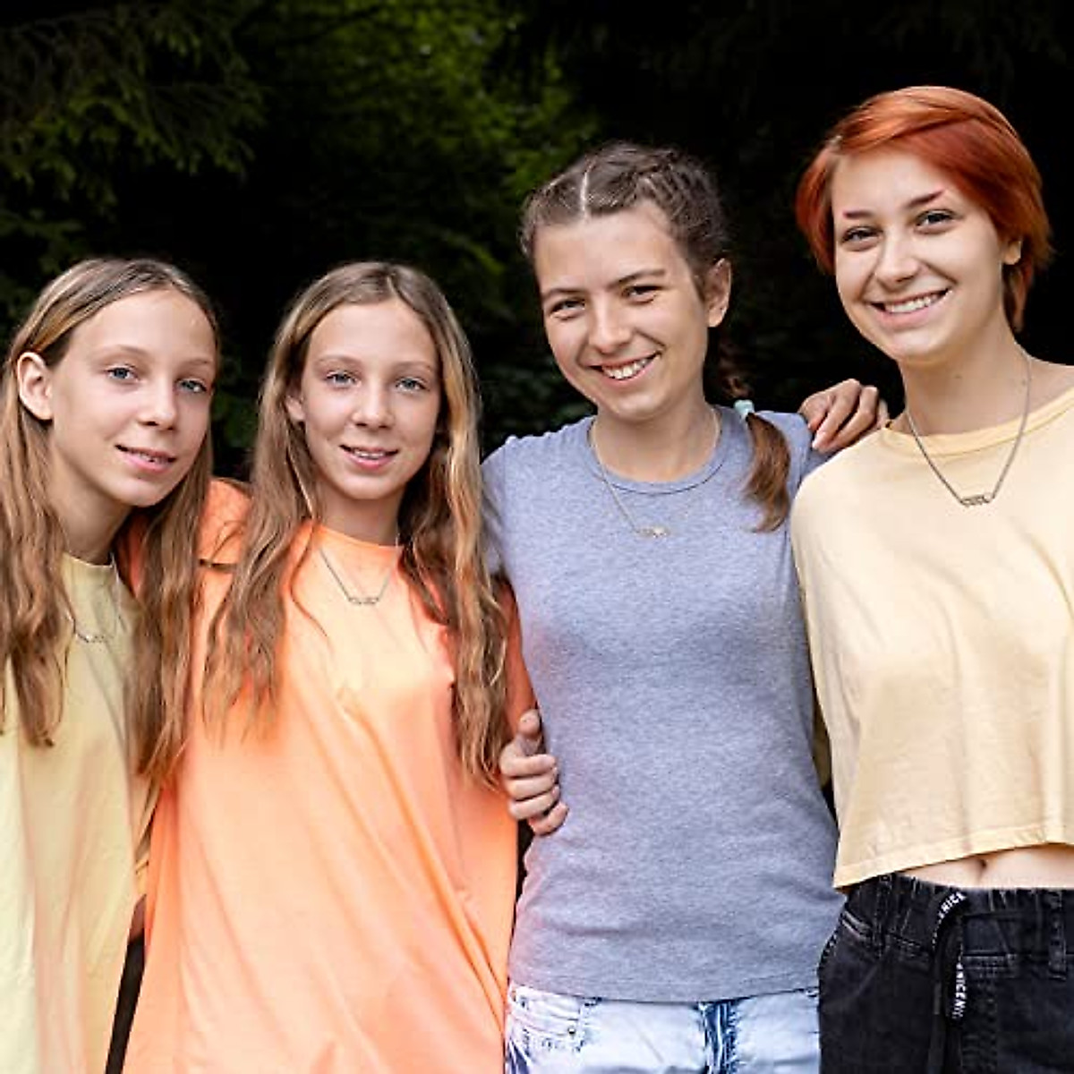 Best Friend Necklaces for 2/3/4/5 Sister Necklace for Girls Friendship Gifts Heart Matching Necklaces Bff Necklace Gifts for Friends Sisters