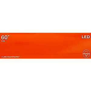 SYLVANIA LED A19 Light Bulb, 60W Equivalent, Efficient 8.5W, Frosted, 5000K, Daylight - (79284), 4 Count (Pack of 1)