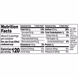 Campbell's Condensed Cream Soup Variety Pack, Cream of Chicken & Cream of Mushroom, 10.5 ounce cans (Pack of 6)