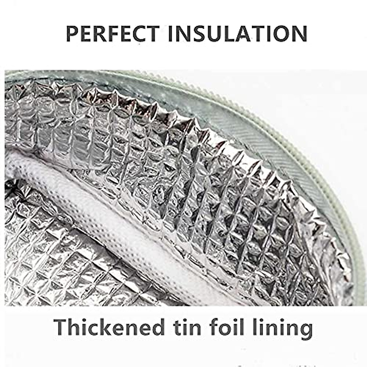 Markar Insulated Lunch Bag for Women and Men,,Reusable Meal Prep Lunch Box for Work,Adult Portable Tote Lunchbox with Comfortable Handle Belt,Orange