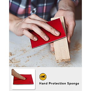 18 Pcs 320-2500 Grit Sanding Sponge Sandpaper Assortment, Soft and Cozy Sponge Wet Dry Sandpaper Ultra Fine Sandpaper, Sanding Pads, Sand Paper for Wood Furniture, Models, Phone Cases, Metal Surfaces