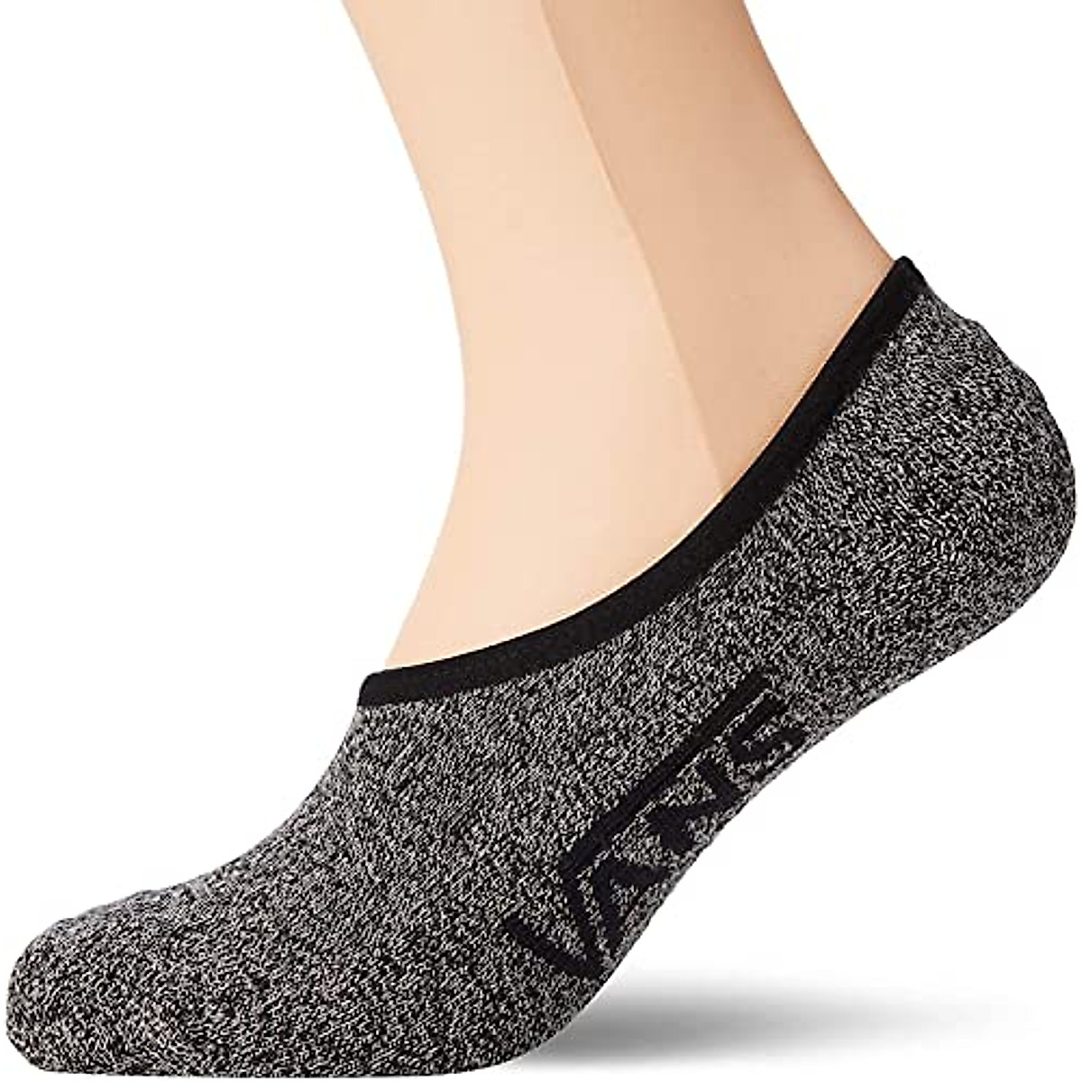 Vans | Classic Super No-Show Socks - Black Heather, Medium (6.5-9)