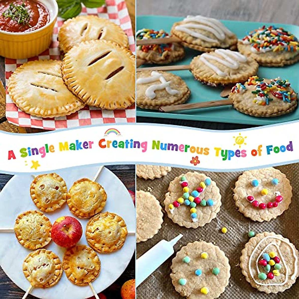 FENDIC Sandwich Cutter and Sealer for Kids, 3-1/2 Inch Stainless Steel Round Sandwich Cutter, Uncrustables Sandwich Maker, Cut and Seal Sandwich Cutter for Making Sandwiches, Hamburgers, Pie