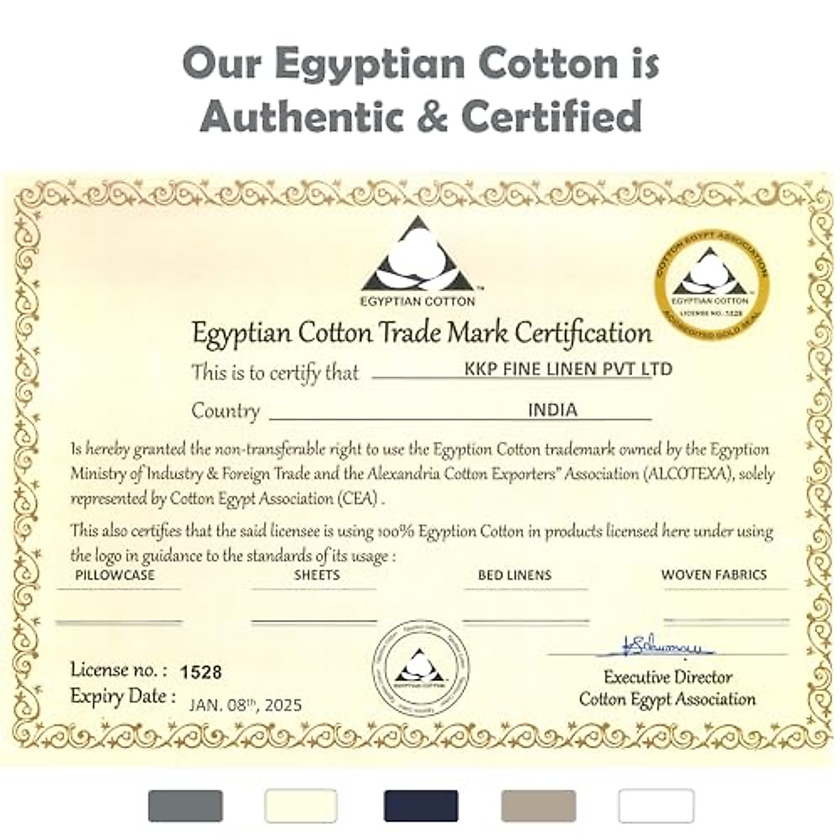 Hyde Lane Luxury 1000 Thread Count King Size Bed Sheets Deep Pocket, 100% Egyptian Cotton Sateen Weave - Superior Egyptian Quality, Very Comfy Soft & Thick Heavy, 4 PC Sheet Set (King, Ivory/Cream)