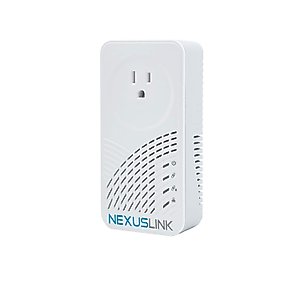 Nexus Link Wave 2 G.hn Powerline Adapter | Pass-Through Outlet | 2000 Mbps I Single Device (GPL-2000PT)