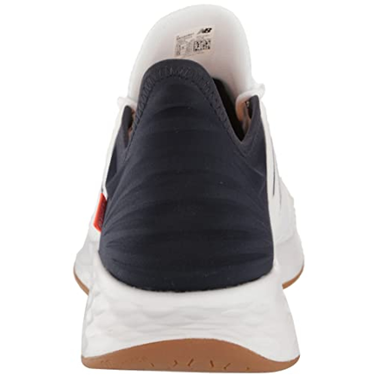 New Balance Men's Fresh Foam Roav V1 Running Shoe, White/Eclipse, 12