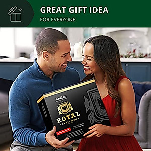 ROYAL CRAFT WOOD Luxury Bamboo Kitchen Drawer Organizer - Expandable Utensil Organizer for Drawer - Utensil and Silverware Holder and Cutlery Tray (Natural, 19.6"x17")