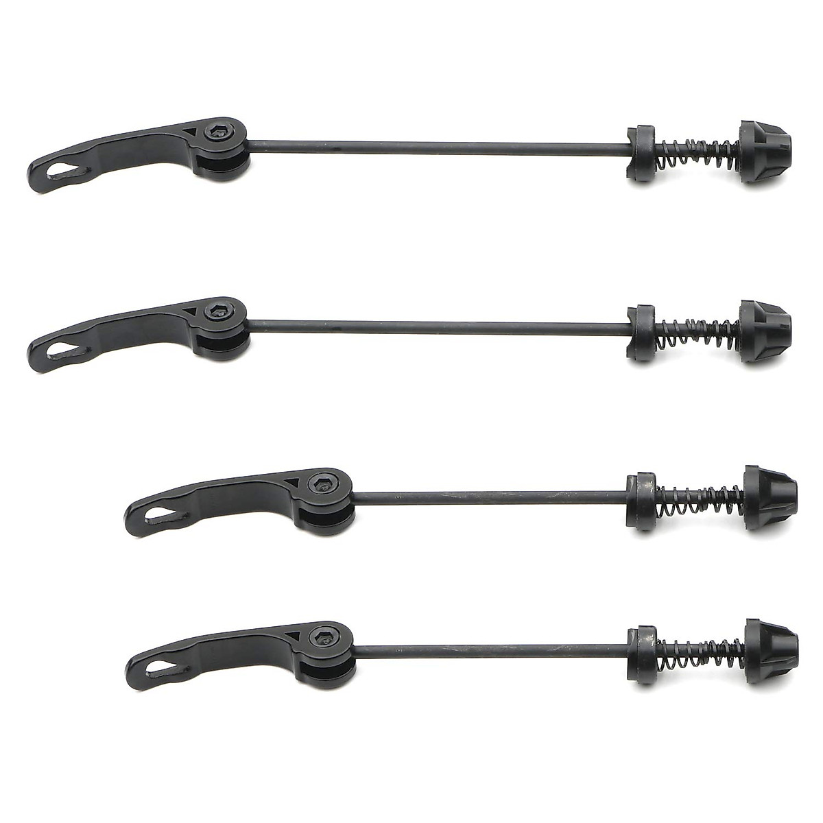 Rowiz 2 Pair Quick Release Bicycle Skewer, Road Mountain Bike Front and Rear Axle Hollow Shaft Set