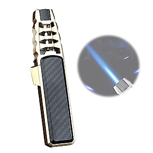 Solar Beam Torch - the Hottest Torch on Earth, Turbine Torch Lighter Jet Flame, Butane Gas for Candle Camping BBQ Kitchen- Butane Not Included, Windproof