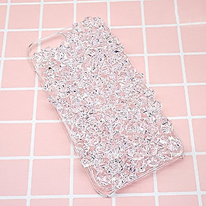 DomeStar Fake Ice Rocks, 150PCS(2.5Cups) Acrylic Gems Crystals Clear Rocks Plastic Diamonds Vase Centerpiece for Vase Fillers Party Table Scatter Wedding Food Display