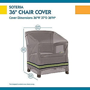 Duck Covers Classic Accessories Soteria Waterproof 36 Inch Patio Chair Cover