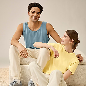 Comfort Colors Adult Tank Top, Style G9360, Black, Large