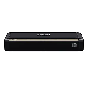 Epson DS-320 Mobile Scanner with ADF: 25ppm, TWAIN & ISIS Drivers, 3-Year Warranty