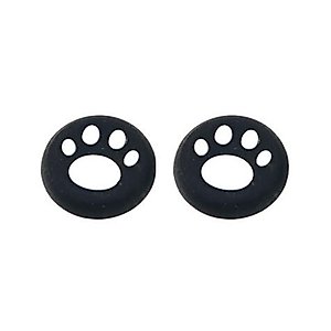 Silicone Thumb Grip Cap Gamepad Joystick Cover Case for Sony PS3 PS4 Slim Pro Xbox One 360 Controller Cat Paw（White）