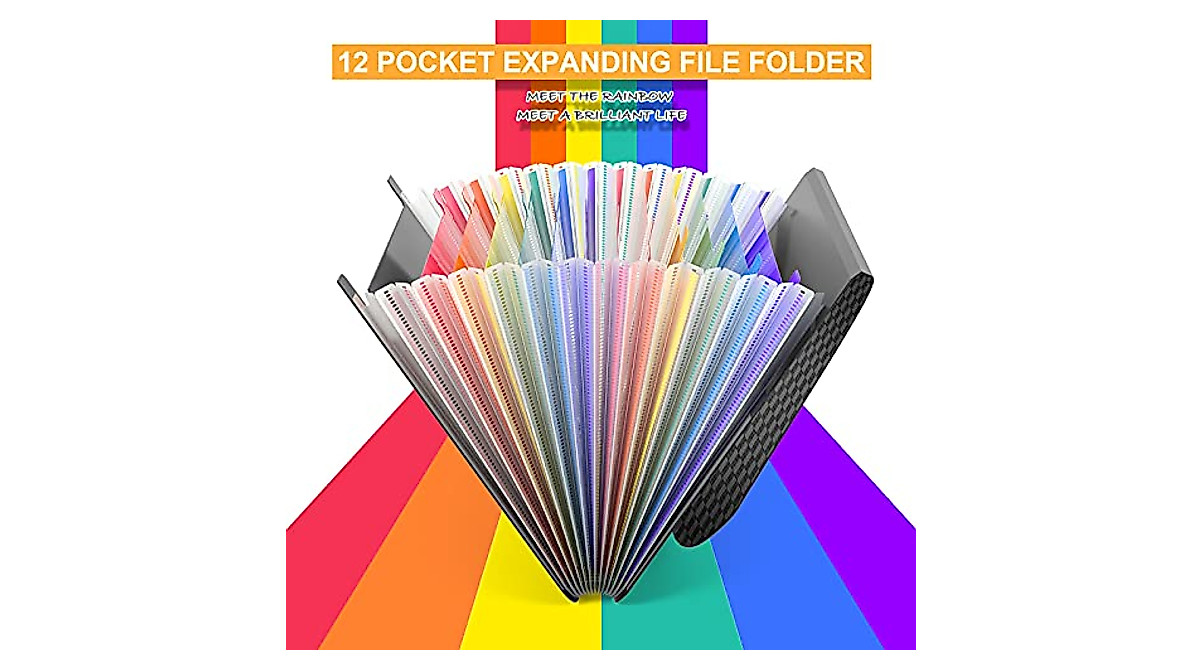 Abc Life 13 Pocket Accordion File Organizer A4 Letter