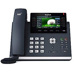 Yealink SIP-T46S Ultra-Elegant Gigabit IP Phone, 10 Line Keys Can Be Programmed with Up to 27 Features on 3 Page View (Renewed)