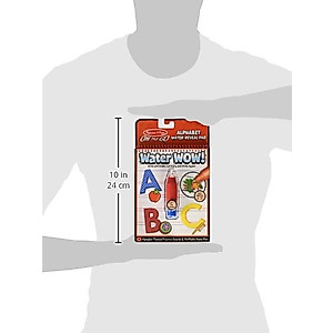 Melissa & Doug On the Go Water Wow! Water-Reveal Activity Pads, 3-pk, Animals, Alphabet, Numbers - 3-Pack Of Reusable No-Mess Travel Activities For Kids