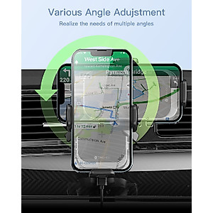 [Adjustable Dual Coils] Wireless Car Charger, ZeeHoo 15W Fast Charging Auto-Clamping Car Mount, Air Vent Phone Holder for iPhone 14 13 12 Pro Max Mini/Samsung Galaxy Z Flip 4 3 5G S21/LG/Pixel 6 Pro