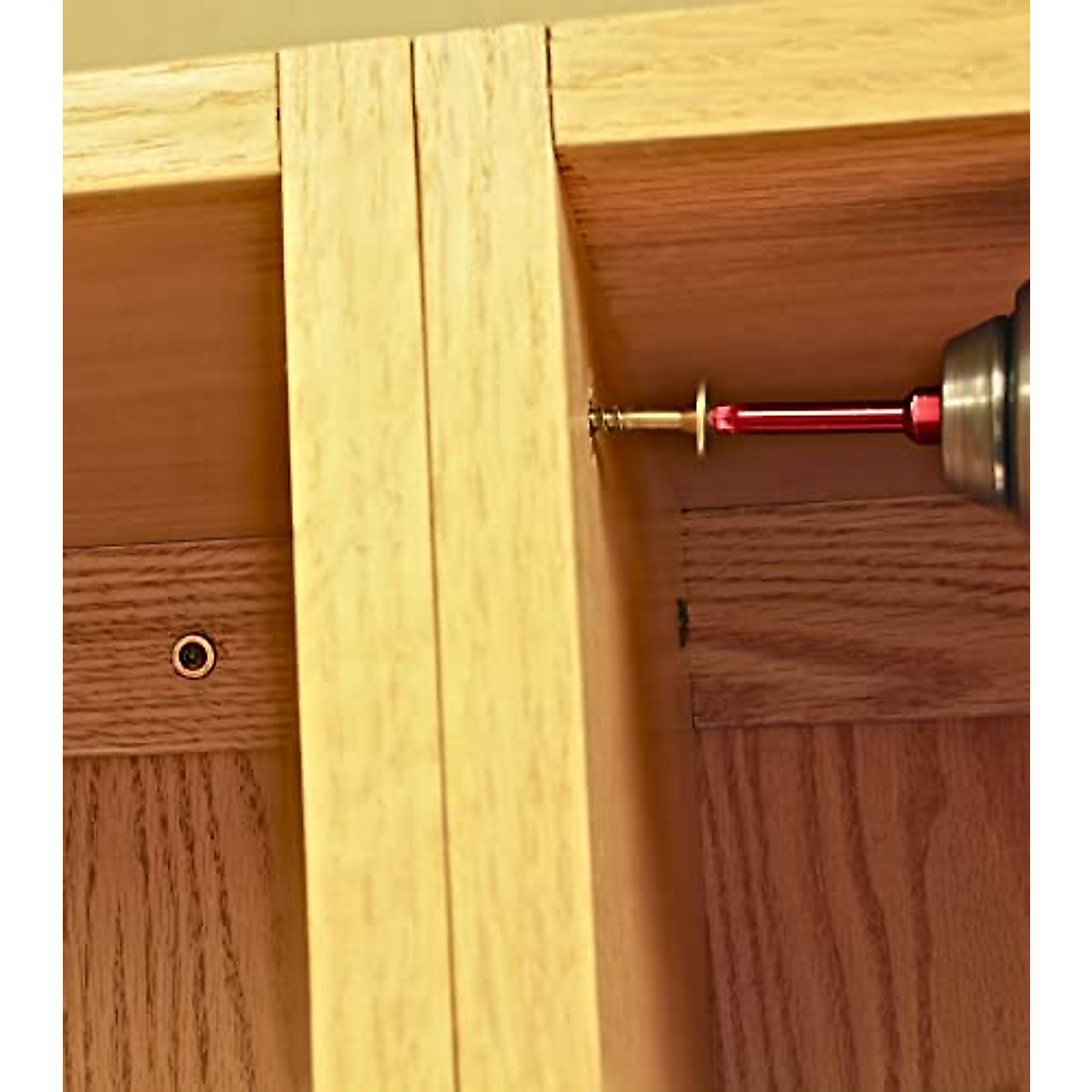 GRK 772691120755 Fasteners-12075 CAB8134HP Cabinet HandyPak 8 by 1-3/4-Inch, 100 Screws per Package-772691120755, 1.75 inches, Gold