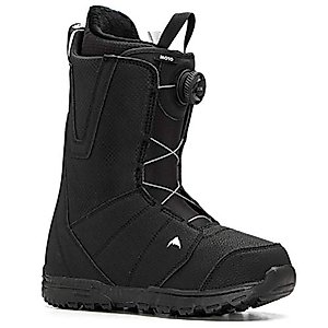 Burton Men's Moto BOA Snowboard Boots, Black, 10