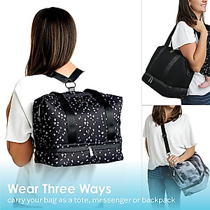 FINAL SALE - Baby K’tan Flex Diaper Bag - Sweetheart Black