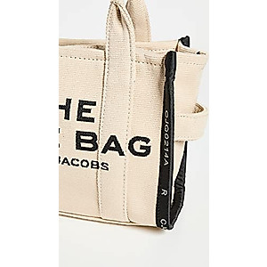 Marc Jacobs Women's The Jacquard Mini Tote Bag, Warm Sand, Tan, Graphic, One Size