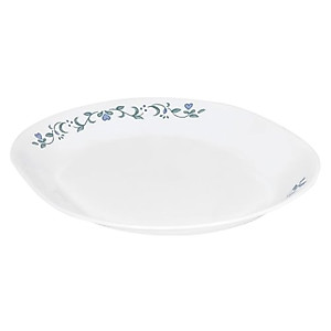 Corelle Vitrelle Serving Platter, 12-1/4-Inch Large Serving Plate, Triple Layer Glass, Crack and Chip Resistant, Country Cottage