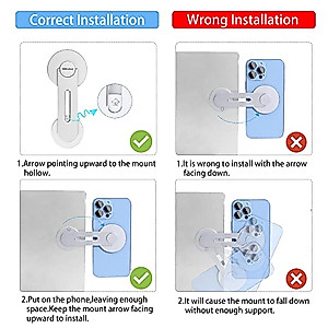 WeLohas Magnetic Phone Holder for Laptop,Continuity Camera Mount for iOS 16/macOS 13 Ventura,Suitable for iMac,Desktop Computer,Tesla Model 3/X/Y/S & iPhone 14/13/12,Adjustable Laptop Phone Holder