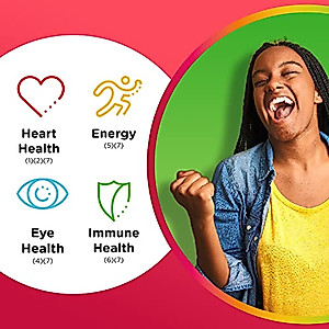 Centrum MultiGummies Multi+ Omega 3 Dual Action, Adult Multivitamin, Multivitamin/Multimineral/Omega 3 Supplement, Strawberry/Lemon/Orange Flavors - 110 Count