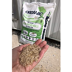 Organic Melt Premium Granular Ice Melt. Eco Friendly, Pet Friendly, Driveway and Sidewalk Safe- 20kg Bag (44 lbs)