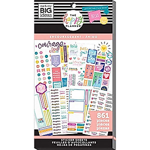 ME & MY BIG IDEAS Happy Planner STCKRS, Encouragement, 861/Pkg