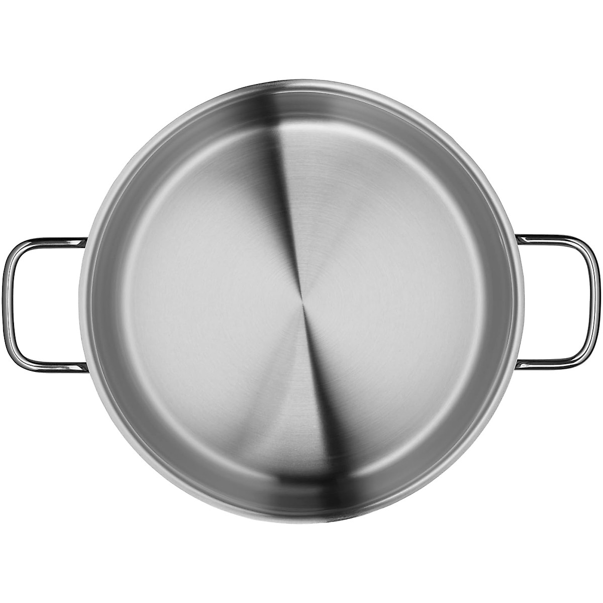 WMF Cookware Ø 24 cm Approx. 6,5L Diadem Plus Pouring Rim Glass Lid Cromargan® Stainless Steel Brushed Suitable for All Stove Tops Including Induction Dishwasher-Safe