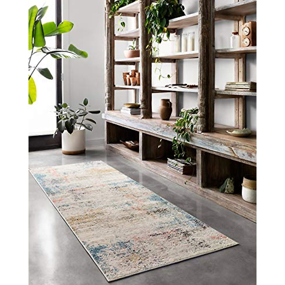 Loloi II Alchemy Collection ALC-03 Ivory/Multi, Contemporary 7'-11" x 10'-6" Area Rug