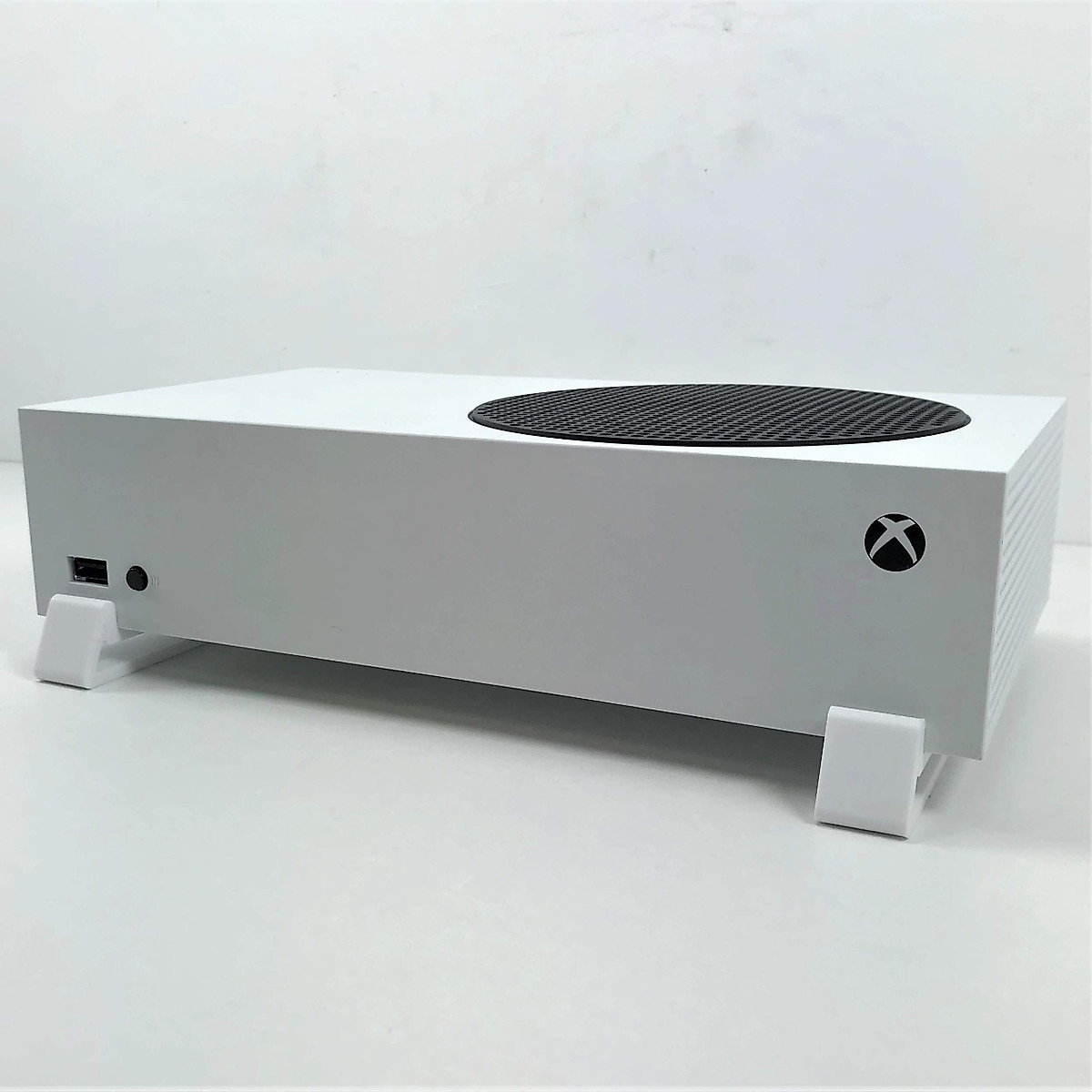 3D Cabin Stand Raiser Compatible with Xbox Series S for Cooling, Horizontal Holder Grey