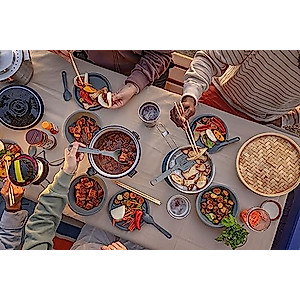 Stanley Adventure Stainless Fry Pan Camp Cook Set, 9 Piece Camping Cookware Mess Kit with Stainless Pan, Cooking Utensils, and Dishes